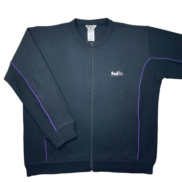 Jackets & Coats | Fedex Stan Herman Employee Delivery Driver Sweater ...